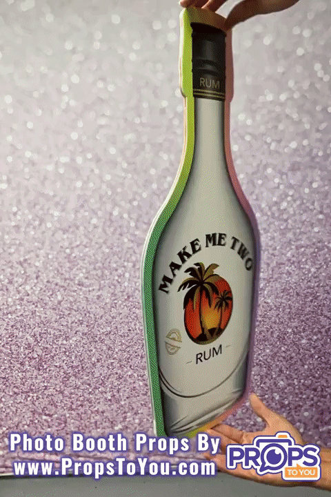 Pirate Rum Bottle Prop