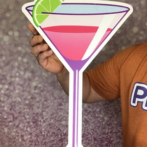 BIG Props: Cocktails! Martini/cosmopolitan Photo Booth Prop - Etsy