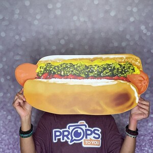 BIG Props: Regular/chicago Style Hot Dog Photo Booth Prop - Etsy