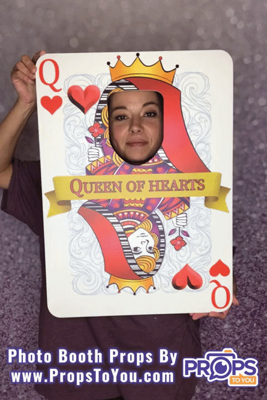 HUGE Props: King/queen of Hearts Playing Card Frame Photo Both - Etsy