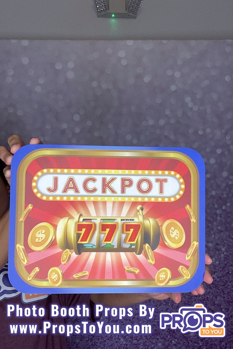 BUNDLE! Las Vegas Casino Night - 5 Double-sided Photo Booth Props - Etsy