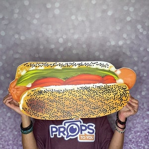 BIG Props: Regular/chicago Style Hot Dog Photo Booth Prop - Etsy