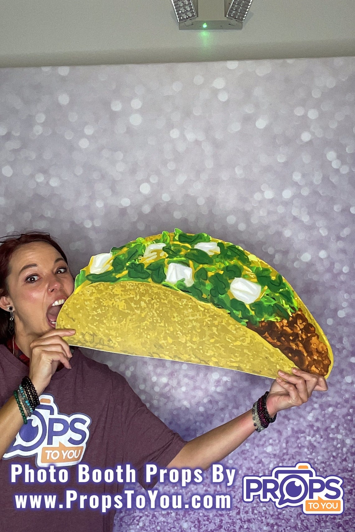 BIG Props: American/traditional Taco Photo Booth Prop - Etsy