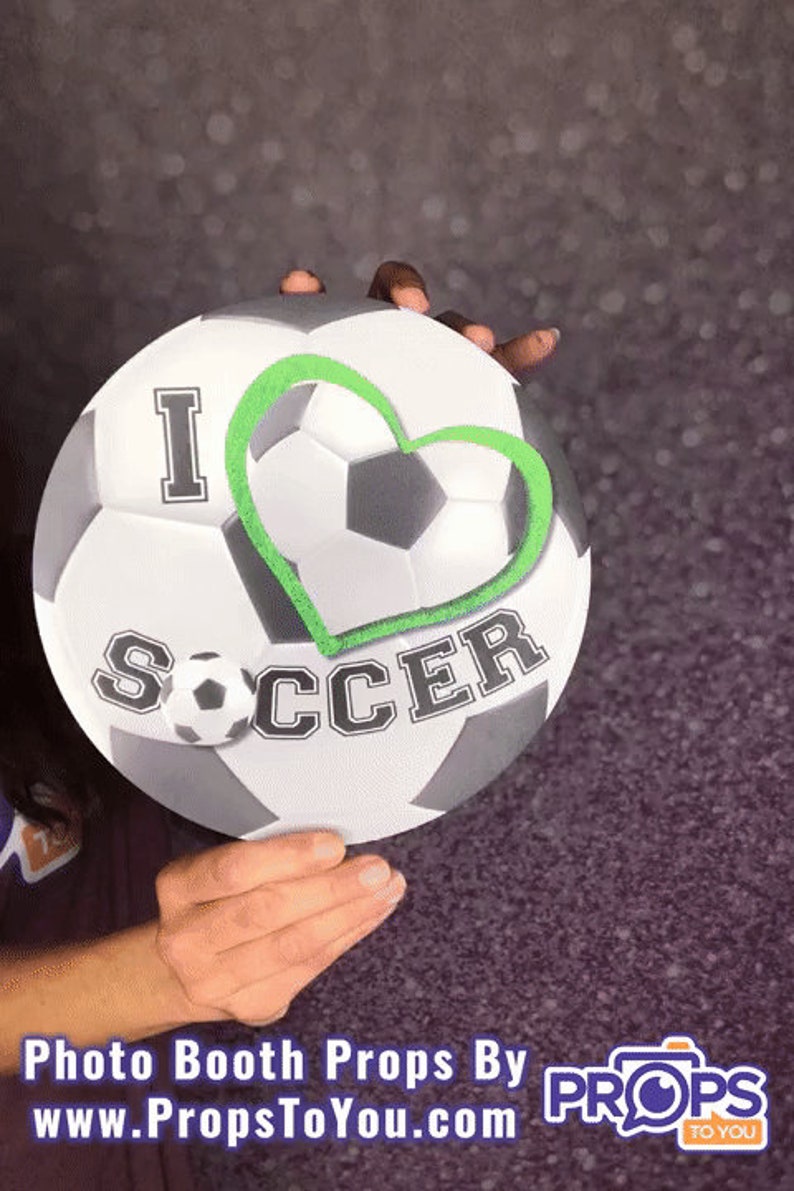 BUNDLE! Soccer - 5 Double-sided Photo Booth Props - Etsy