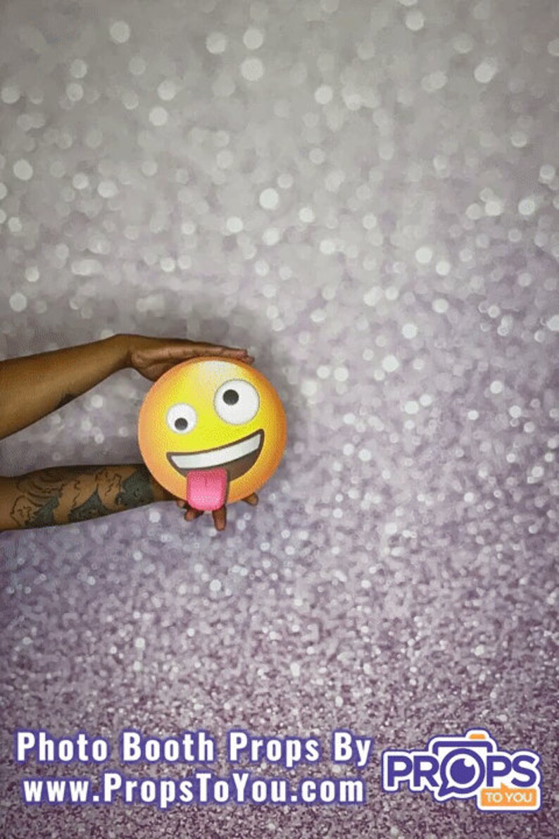 Emoji 3: Bundle 5 Double-sided Photo Booth Props - Etsy