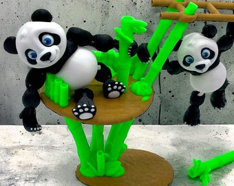 panda bamboo step