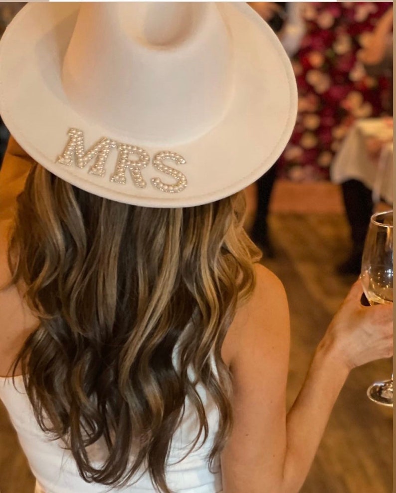 Bridal Fedora Hat - Etsy