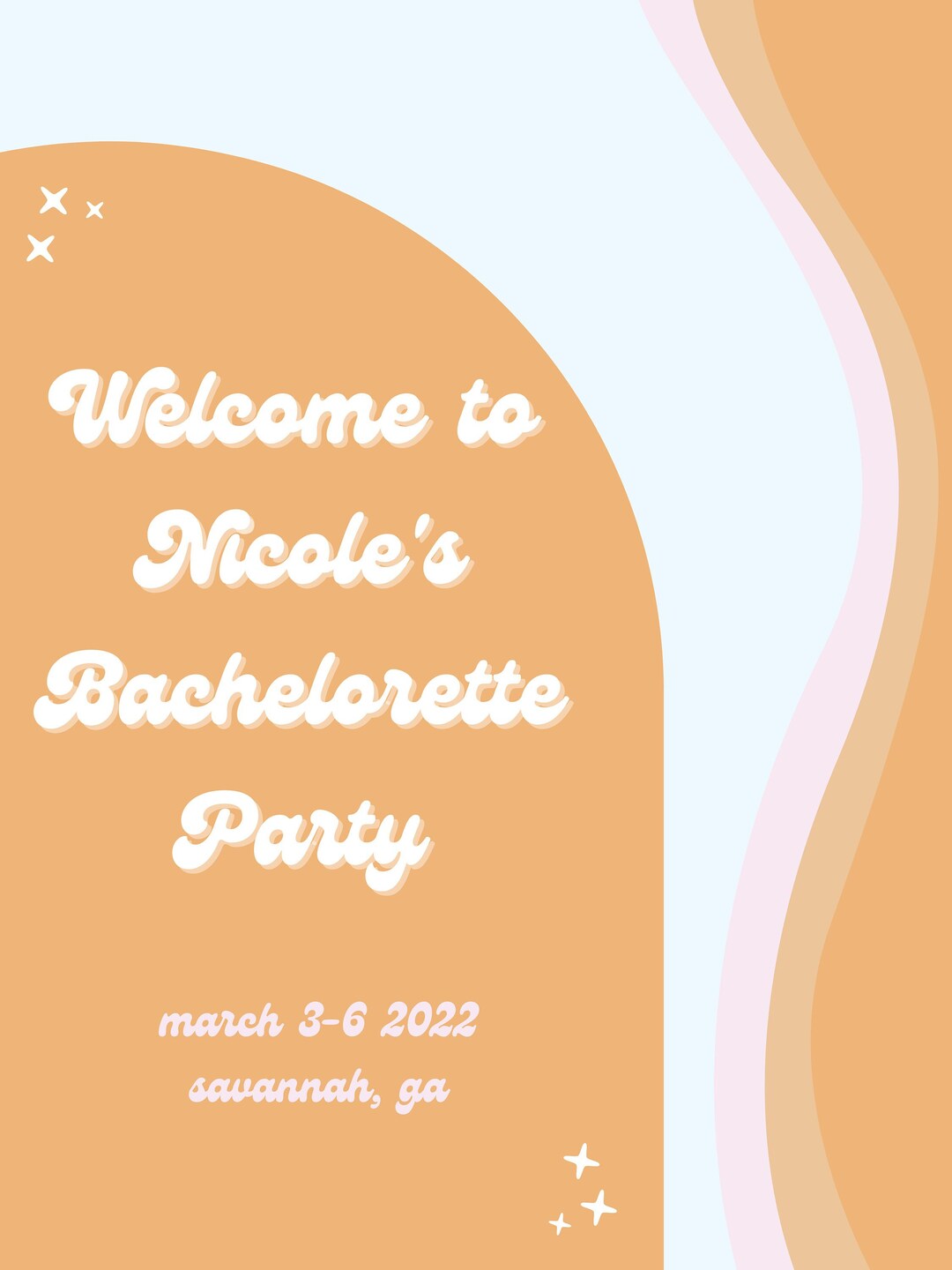 Retro Welcome Sign Template - Etsy