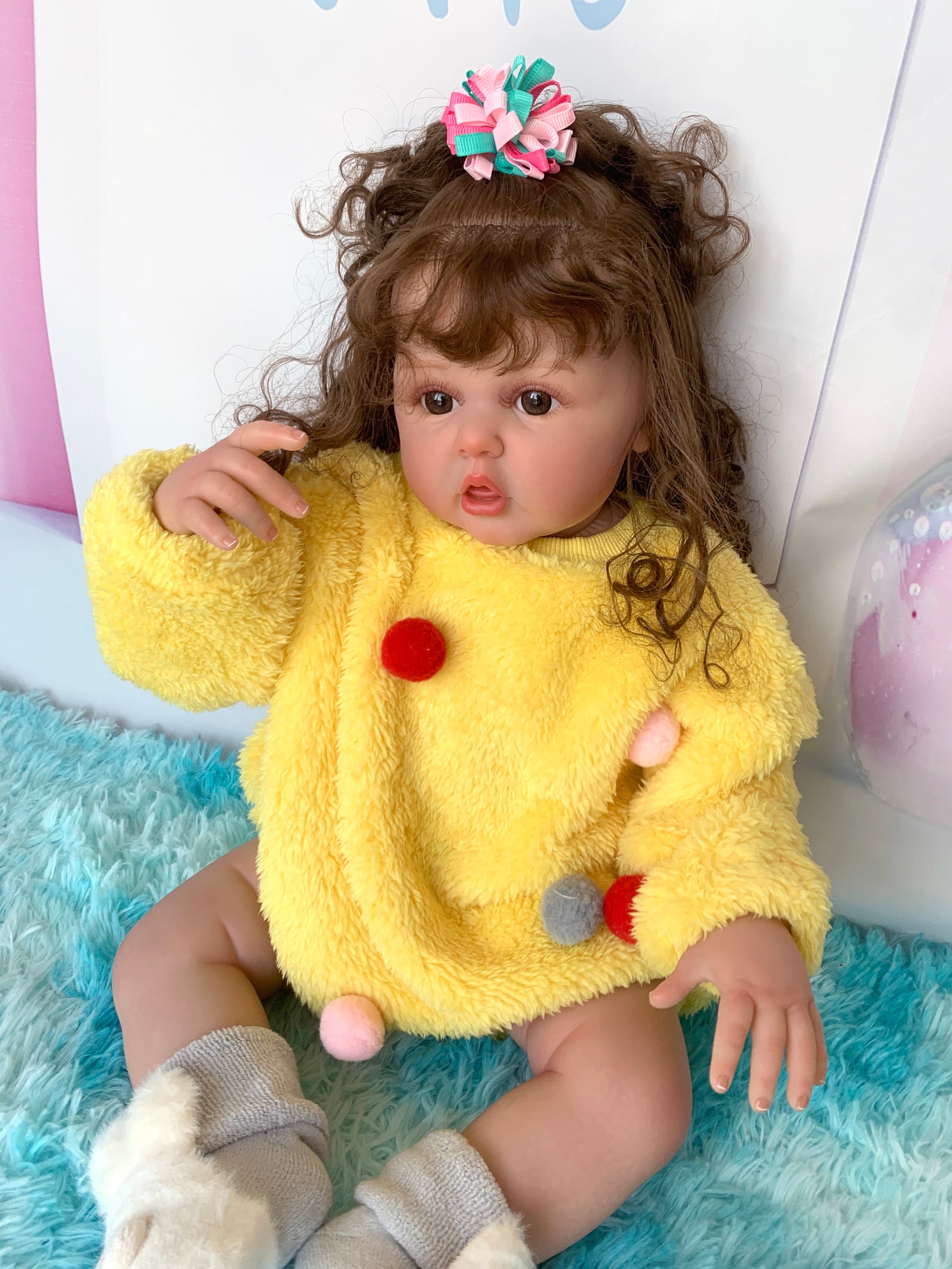 Reborn Toddler Girl 24inch 3d-paint Skin Lifelike Reborn Dolls - Etsy