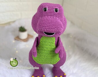 Handmade Barney Plush - Etsy