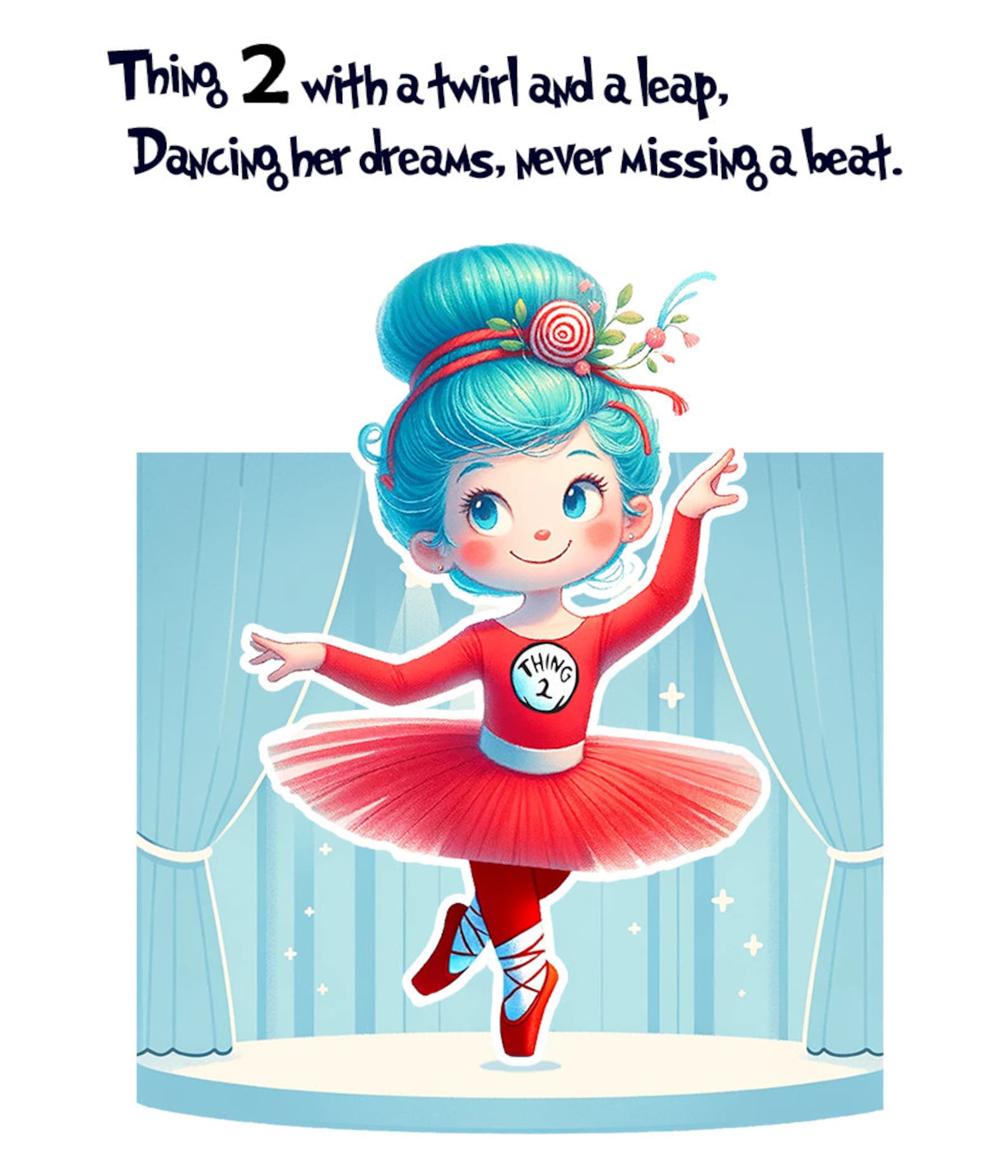Dr. Seuss Day Brother and Sister Printable PNG - Thing 1 & Thing 2 Dr ...