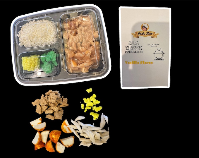 Pork Stew With Rice Broccolis and Corn Wax Melts / Realistic Wax Melts ...