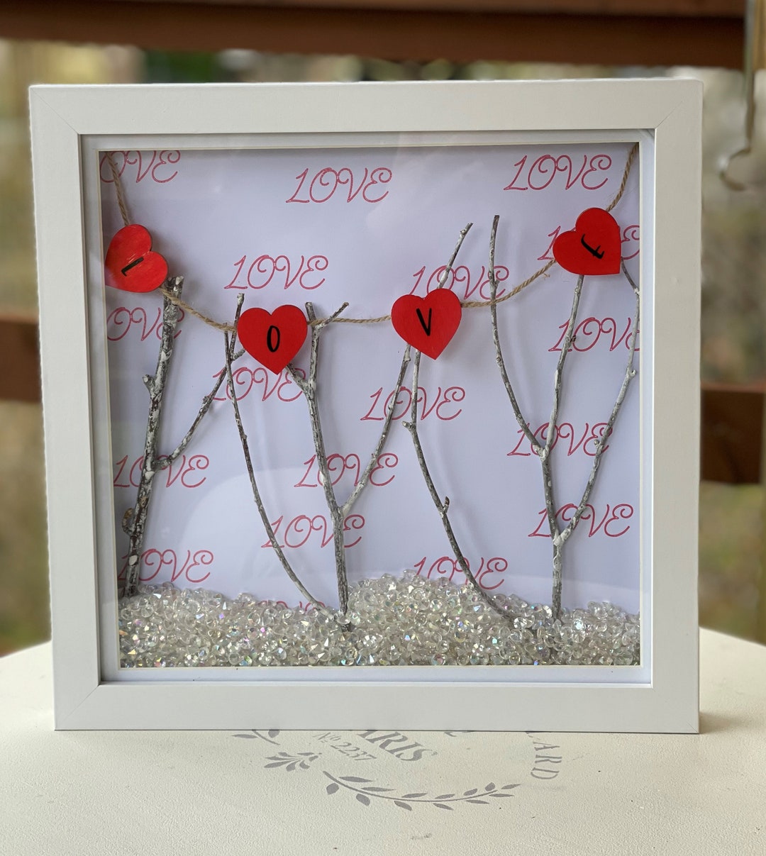 Tree of Love Love Tree Love Tree Shadow Box Love Tree Gift - Etsy