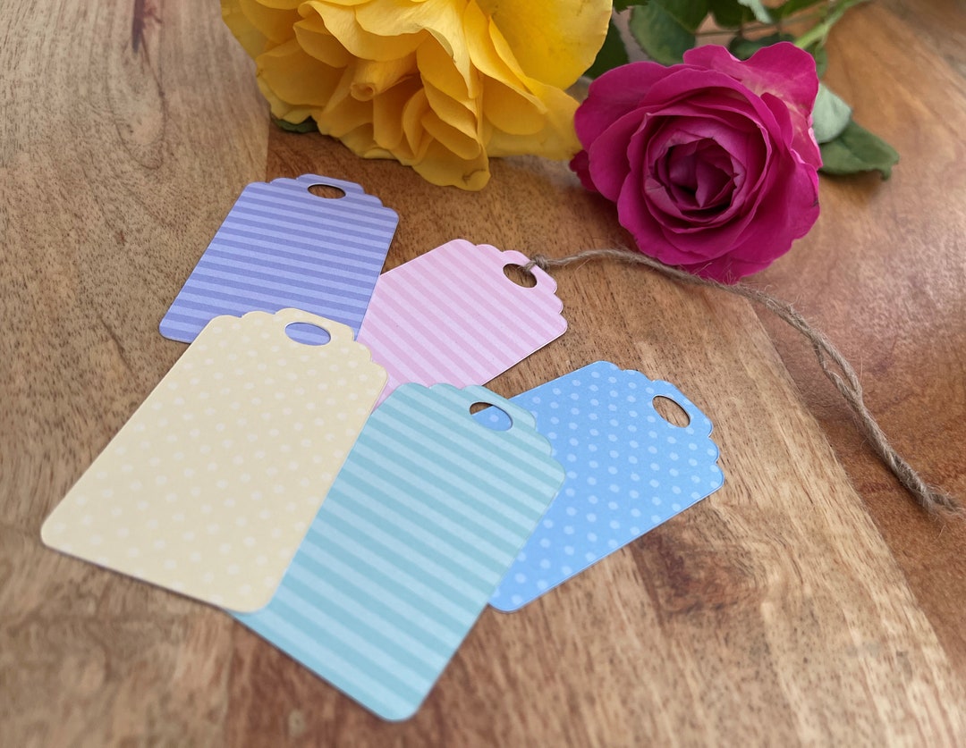 Handmade Paper Gift Tag-labels With String Wedding Gift Tag Favours ...