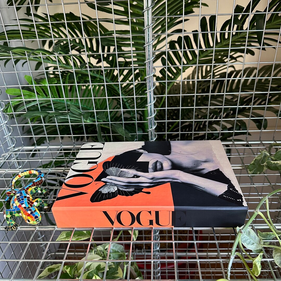 Vogue Butterfly Decorative Book, Home Decor Books, Fake Book for Living ...