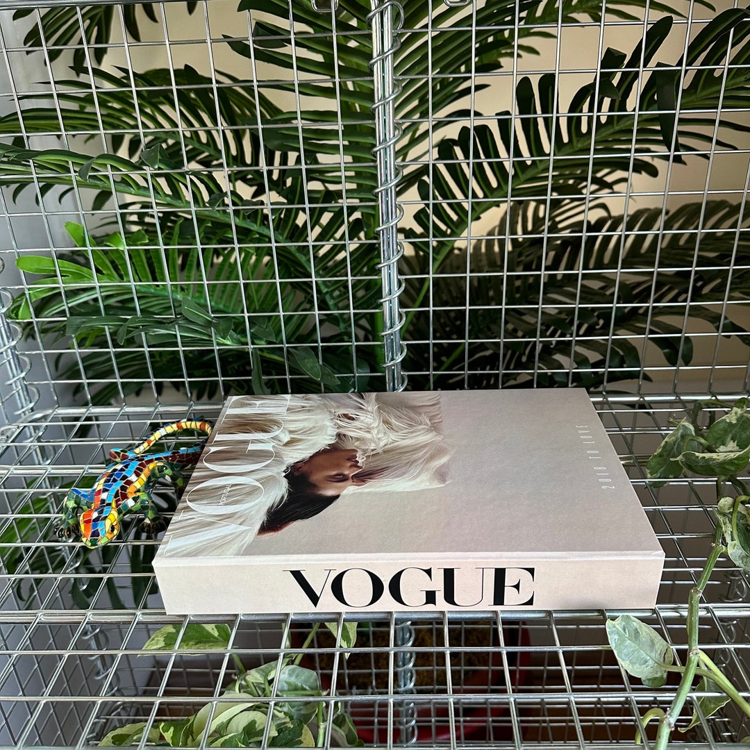 Vogue Coffee Table Book, Home Decor Books, Fake Book for Living Room ...