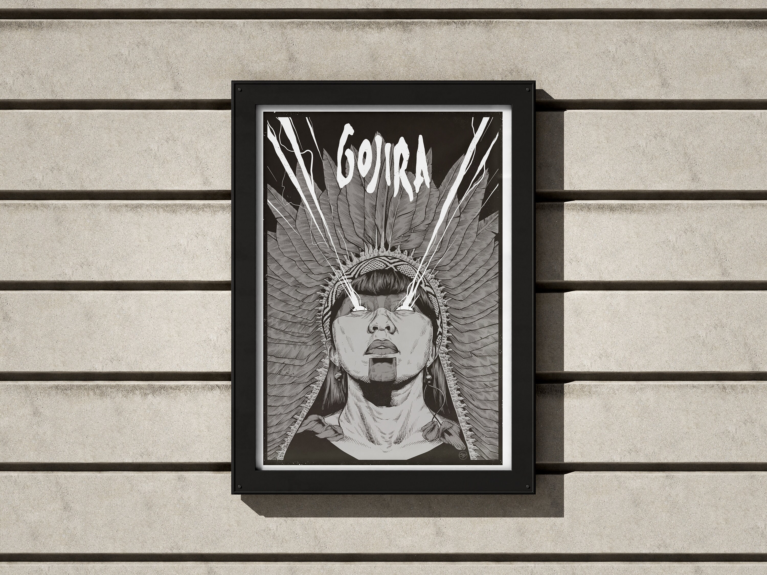 Amazonia Gojira Fan Art Poster - Etsy