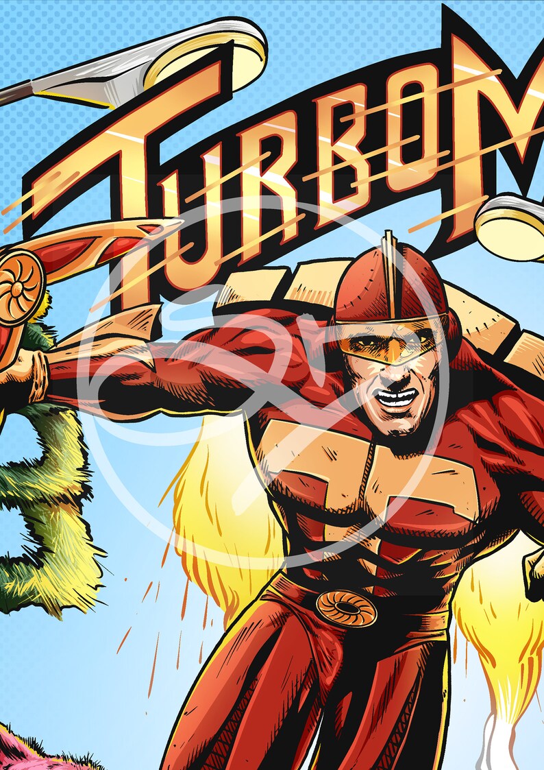 Turbo Man Jingle All the Way Fan Art Poster - Etsy