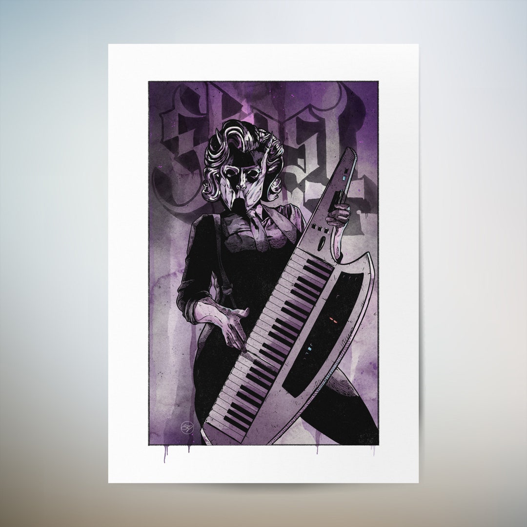Ghoulette Print - Ghost Fan Art - Etsy UK