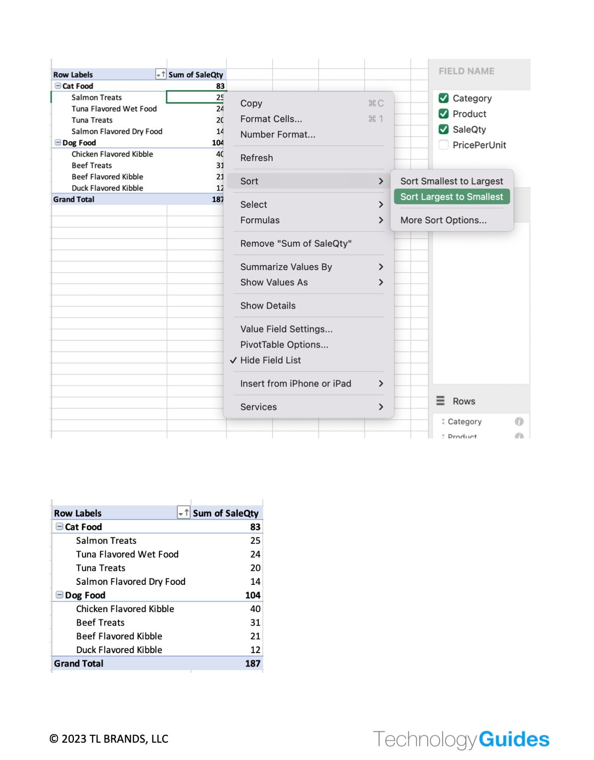 How to Use Pivot Tables in Excel - A Beginner's Guide - Etsy