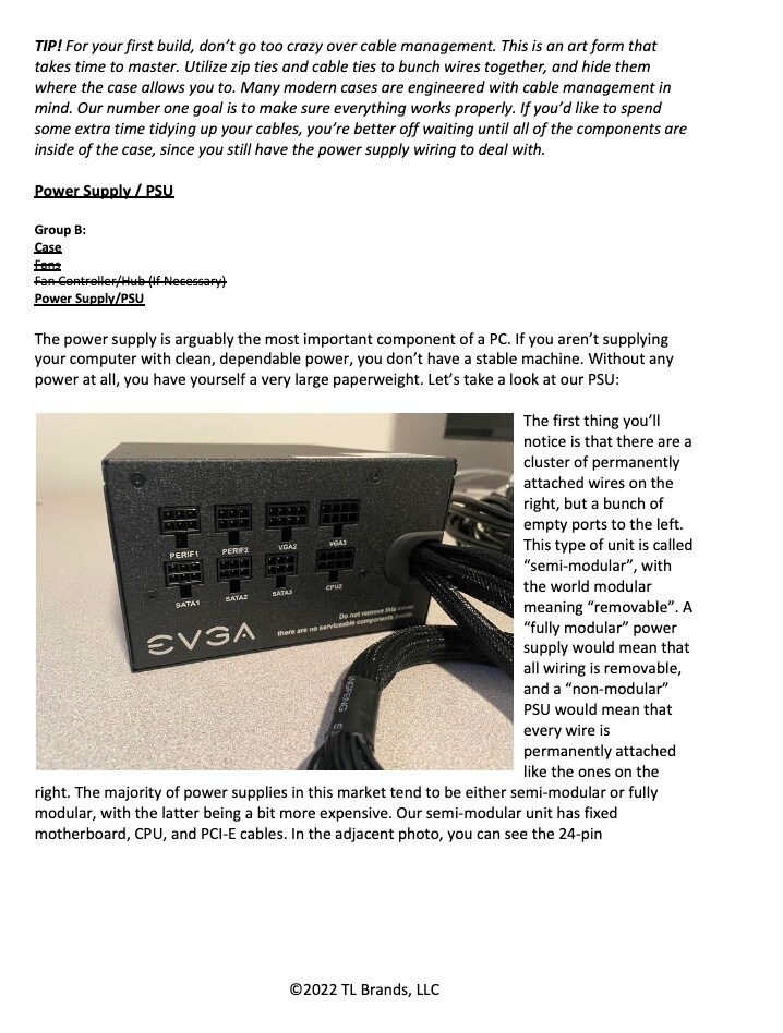 Build Your Own Custom Computer - Step-by-step Instructional Guide for Beginners - Etsy