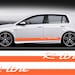 VW R Line R Line R-line Sticker Side Stripe Universal Sticker VW Golf ...