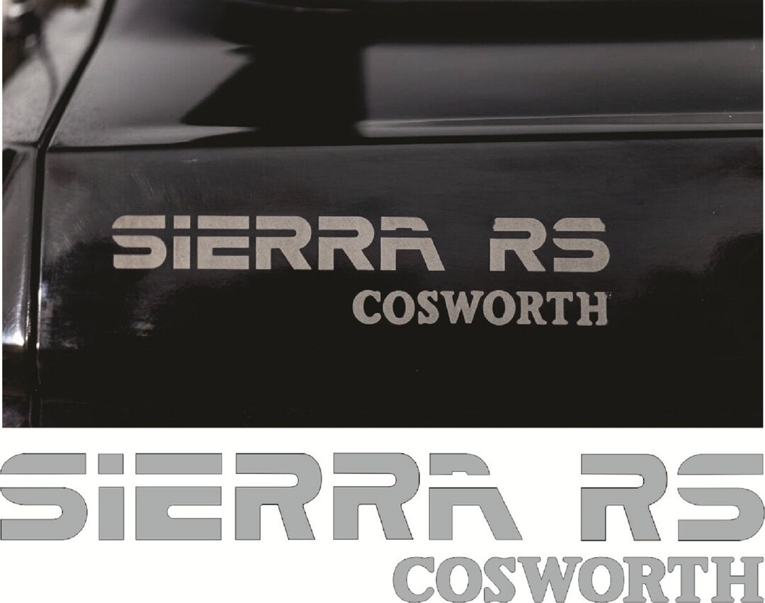 Sierra RS Cosworth Sticker Xr4i Sticker Sierra Sticker Mk1sticker Inc ...