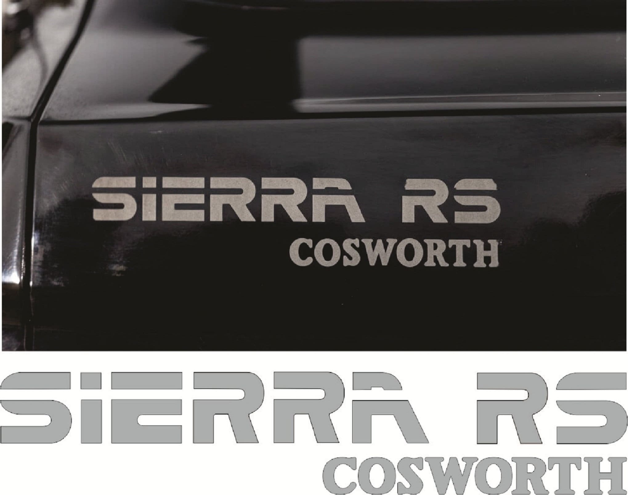 Sierra RS Cosworth Sticker Xr4i Sticker Sierra Sticker Mk1sticker Inc ...