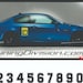DEKRA Racing Number for BMW Sticker Circuit Sticker Nurburgring Sticker ...