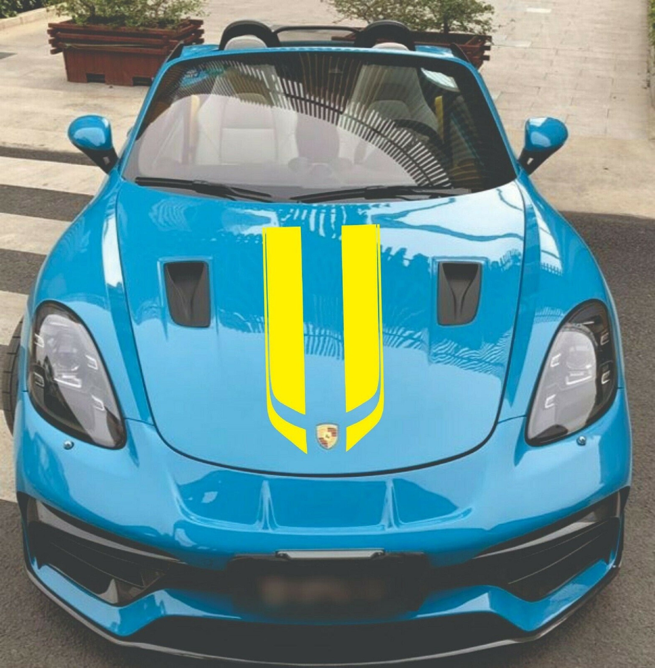 Racing Car Stripe Hood Stripe Decal Vinyl Bonnet Sticker - Etsy