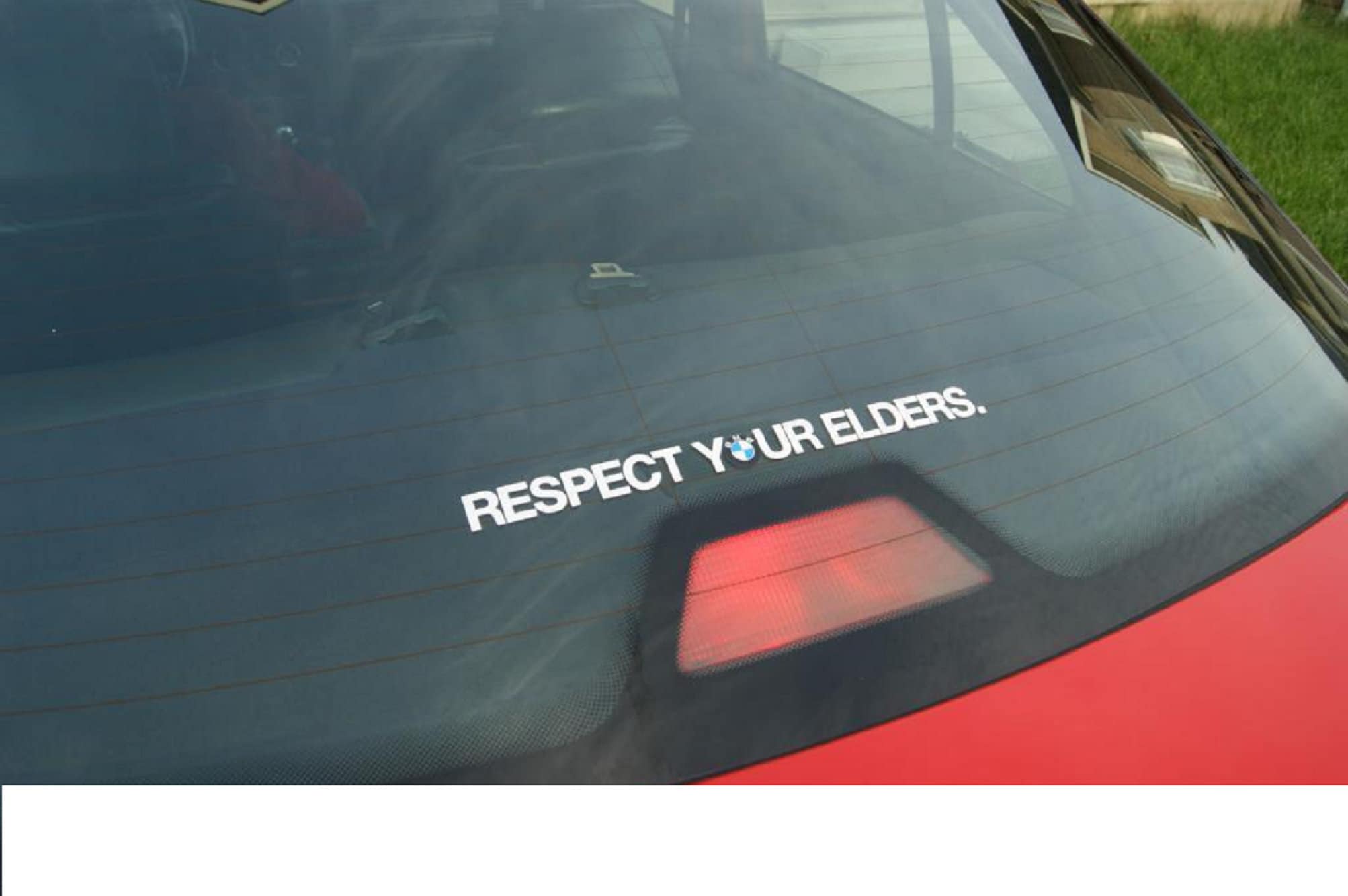 Respect Your Elders BMW Side Screen Decals Sticker for BWM M3 M4 M5 M6 ...