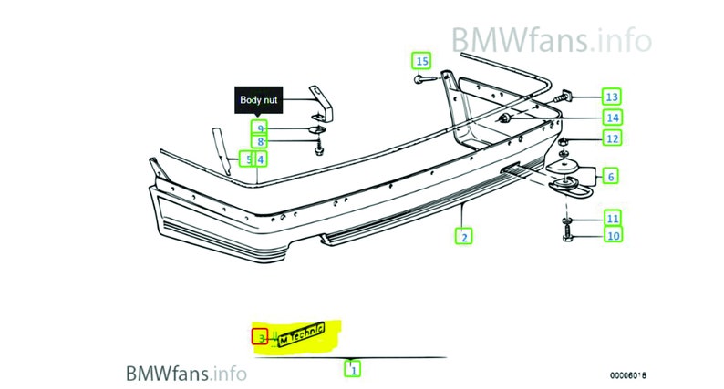 Sticker for Bmw E30 M Technic Body Kit Decal E24 E28 Original - Etsy