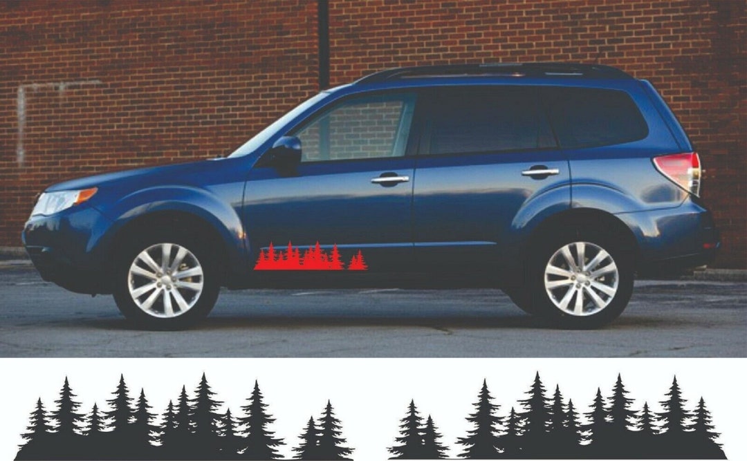 Sticker Tree Mountain for WRX Forester Sticker for Legacy Outback All ...