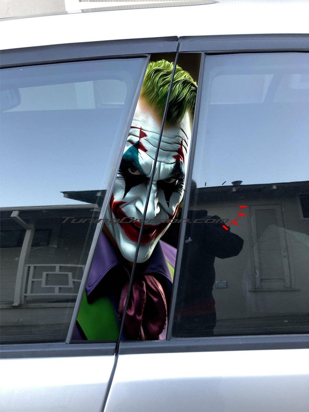 Joker Sticker B Pillar Sticker Joaquin Phoenix Batman Sticker Universal ...