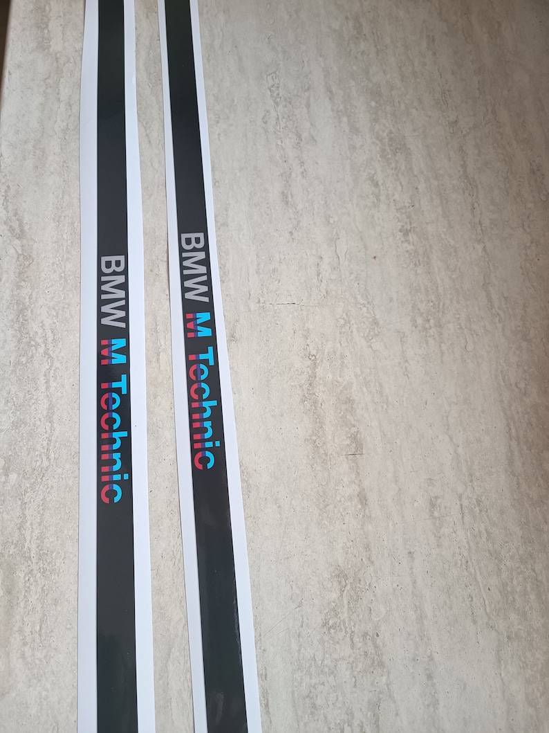 Sticker for Bmw E30 M Technic Door Sill Sticker for Bmw E30 S14 M20 M42 ...