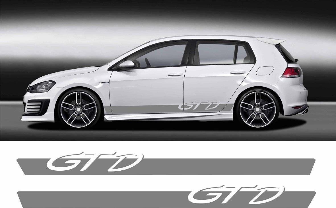 VW GTD Sticker Side Stripe Universal Sticker VW Golf Passat Arteon ...