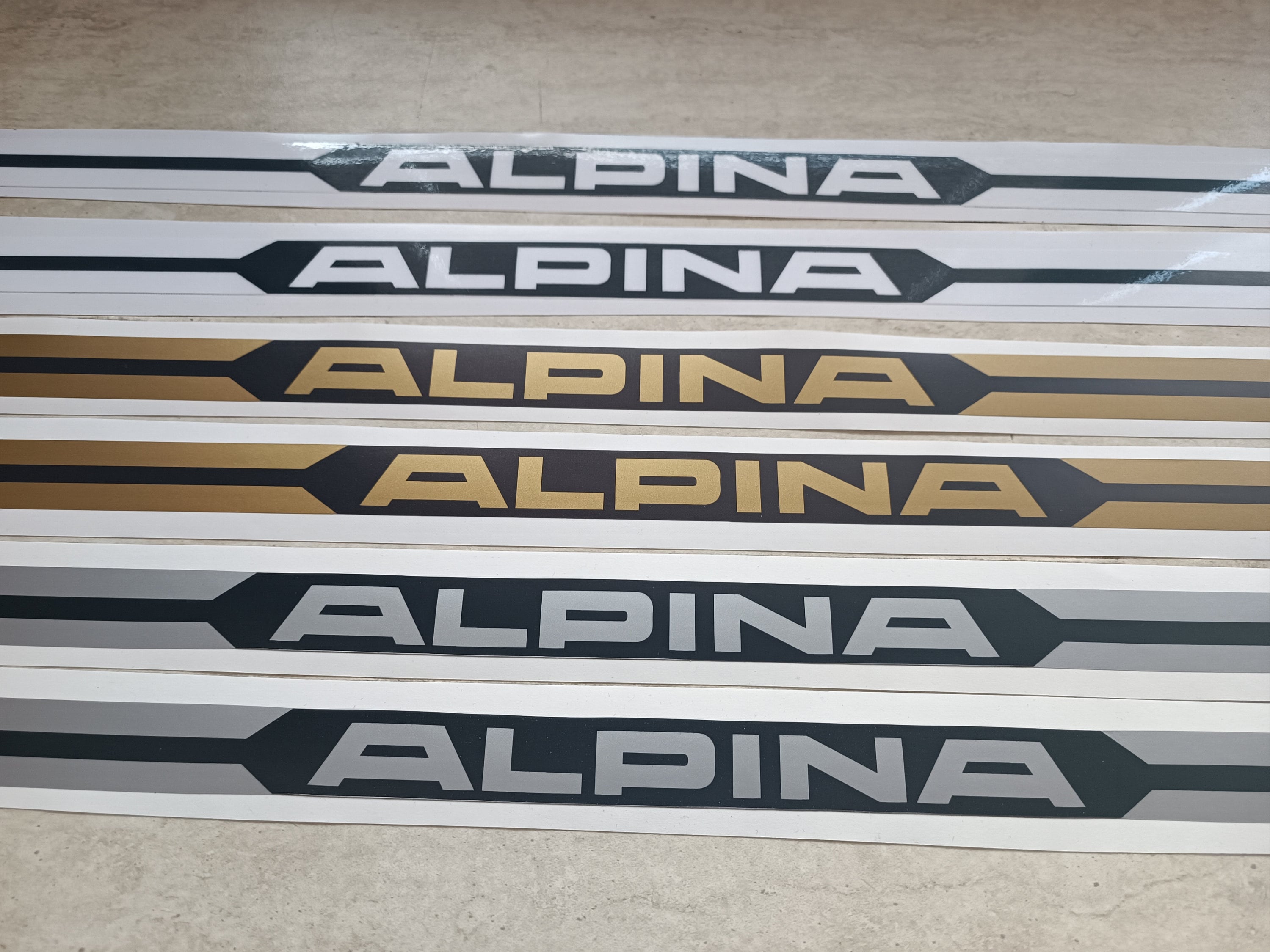 Sticker for Alpina Door Sill Stickers C2 2.7 B3 B6 All E30 3.5 M20 S14 ...