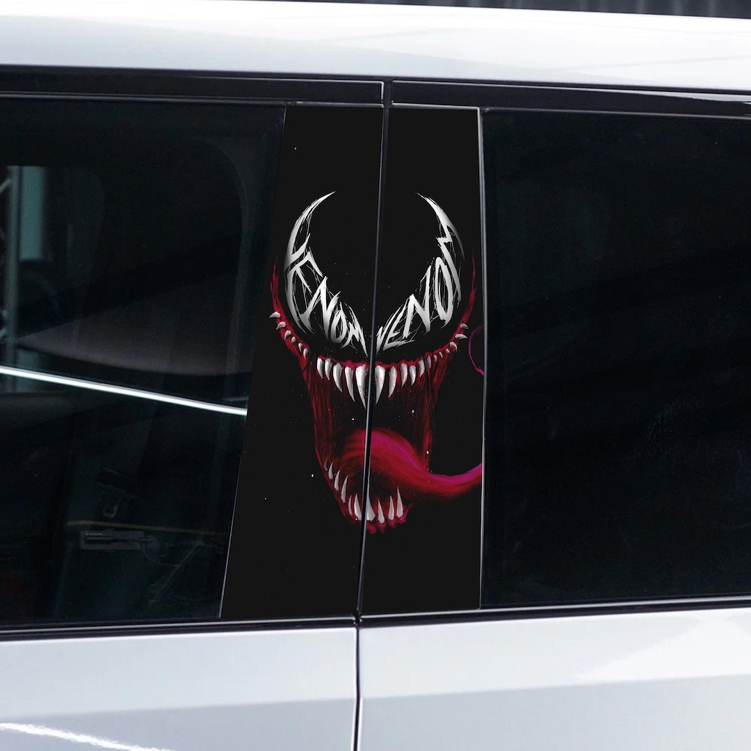 Venom Sticker B Pillar Sticker Universal Sticker Funny Sticker Car ...