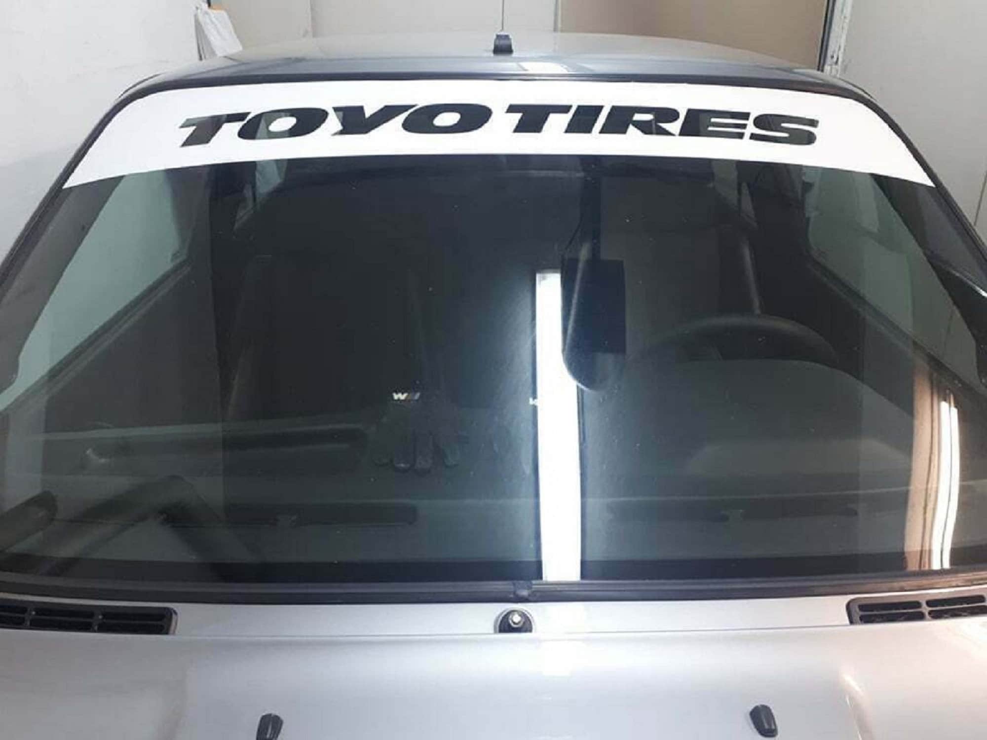 Sticker for Toyo Tires Front Screen Sticker Universal Sticker for BMW ...
