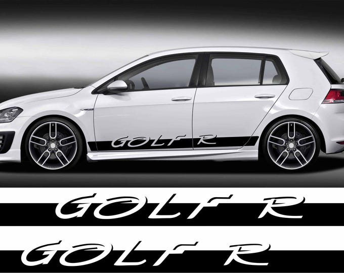 EZM Rear Bumper Reflector Decals X 2 for VW Golf MK7.5 Hatchback Models ...
