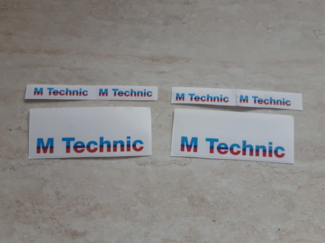 Sticker for Bmw E30 M Technic Body Kit Decal E24 E28 Original - Etsy