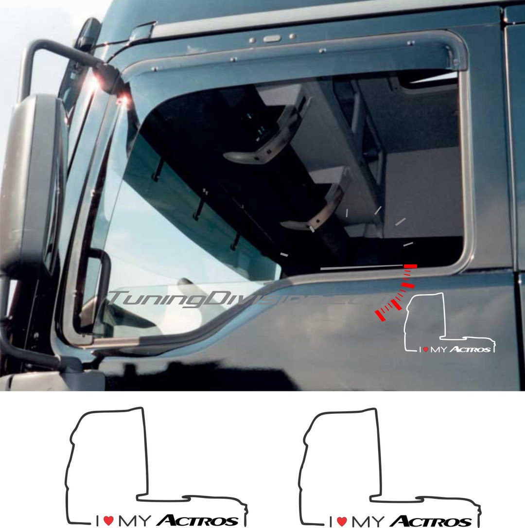 I Love My Actros Sticker Mercedes Sticker Actros Sticker Truck Sticker ...