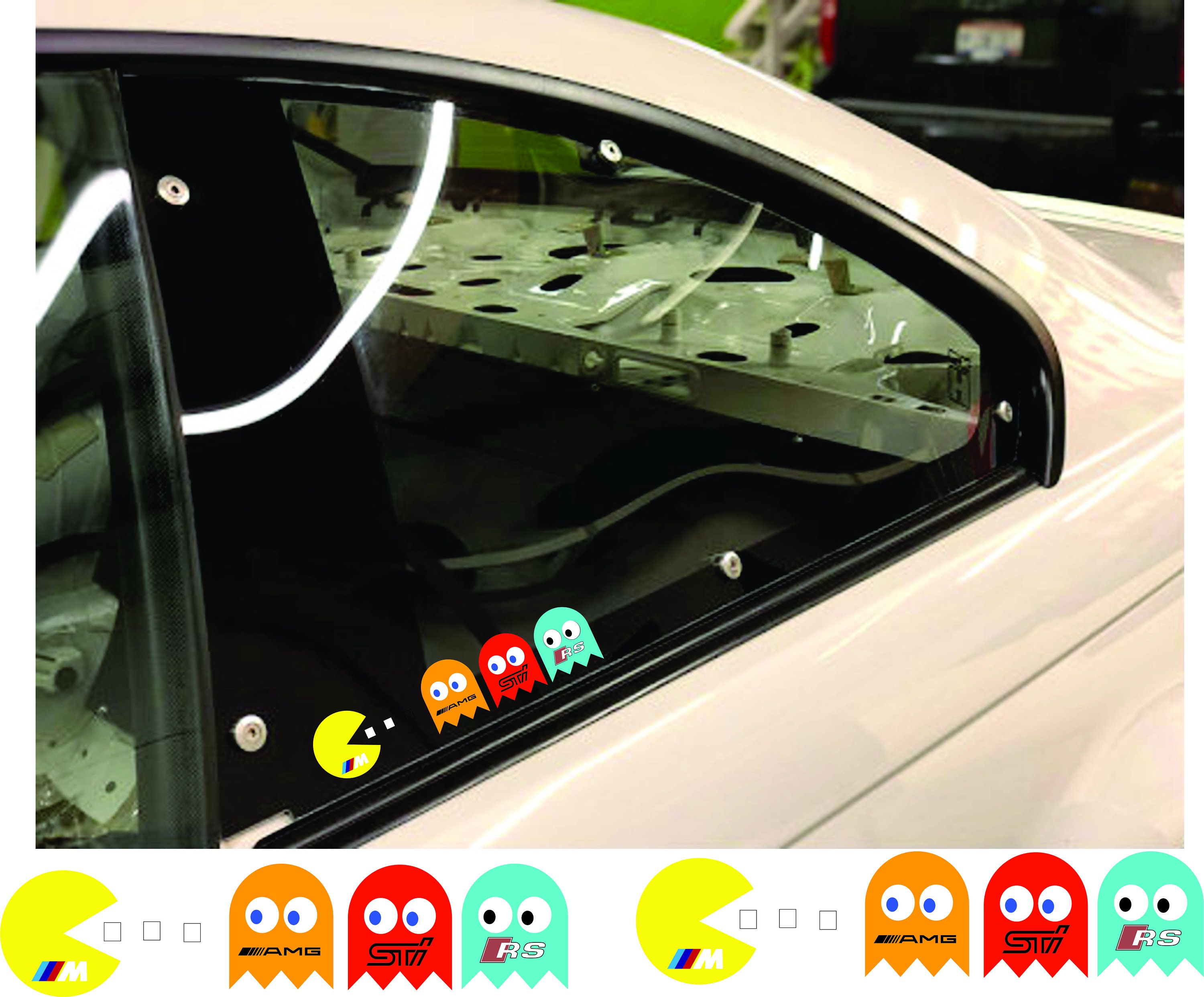 Pacman Sticker for BMW M3 M5 M6 M8 I8 F Series S54 S50 S14 M Power ...