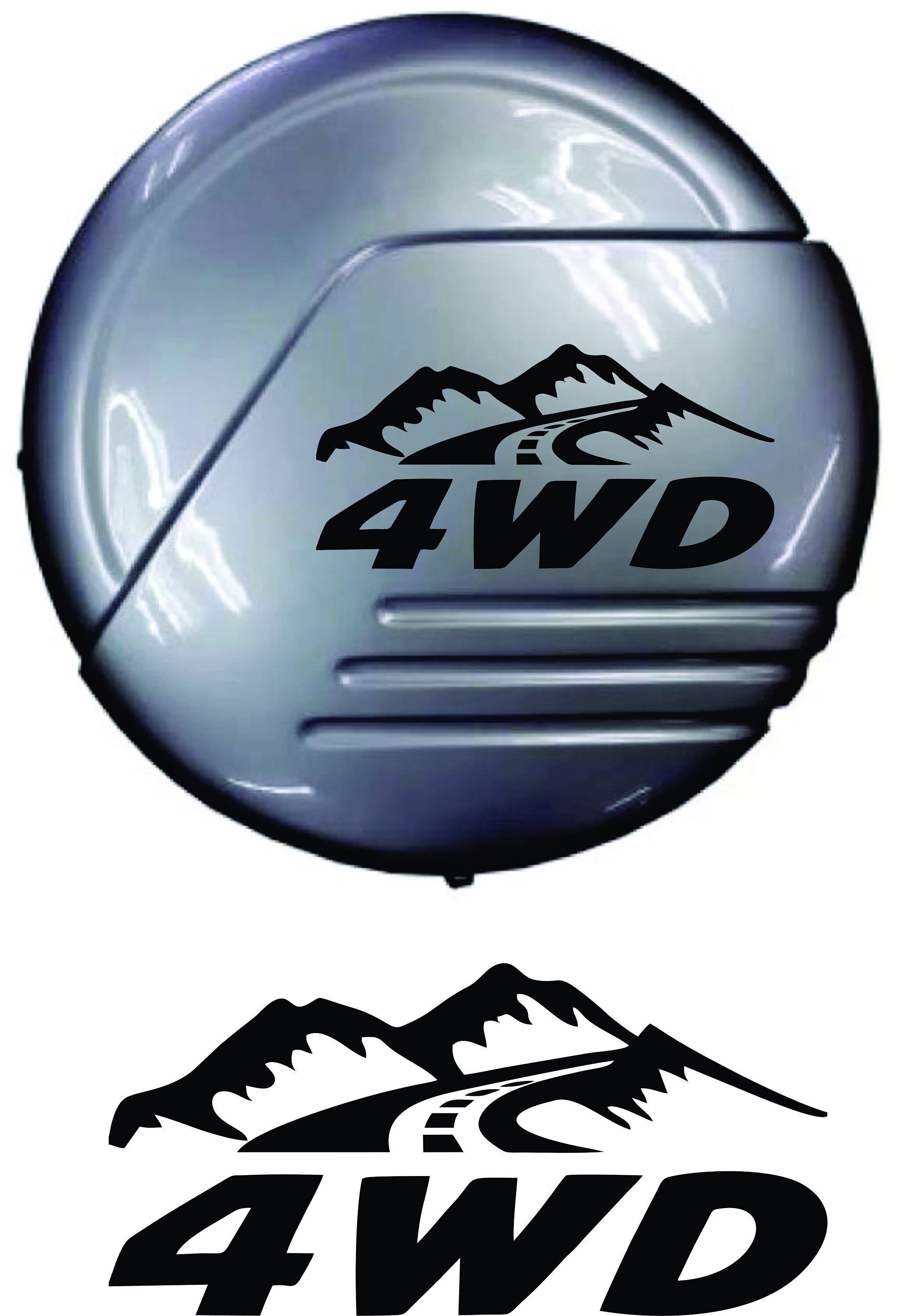 4WD Sticker Mountain Stickers Off-road Sticker Universal Sticker for ...