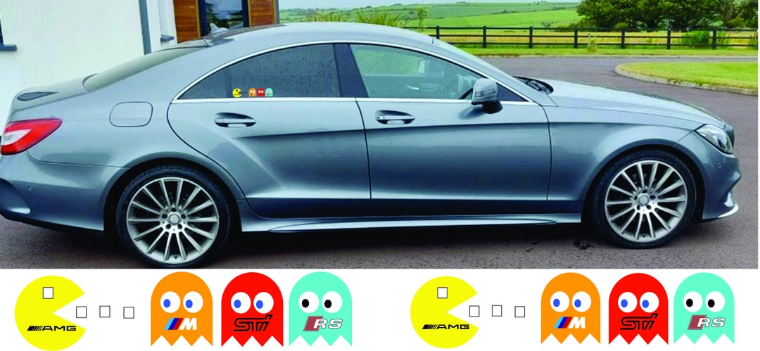 Pacman Sticker for Mercedes Benz Sticker C63 AMG Sticker G55 AMG S63AMG ...