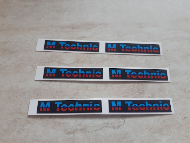 Sticker for Bmw E30 M Technic Black Body Kit Decal E24 E28 - Etsy