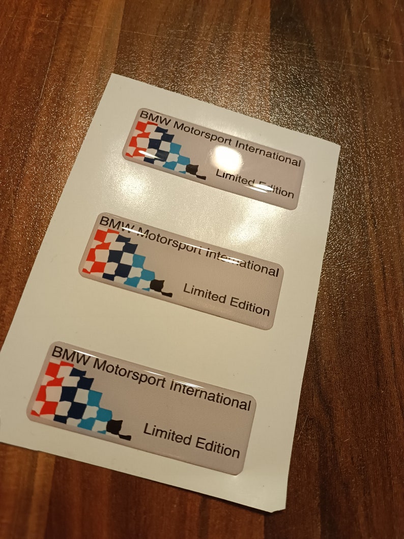 Badge Limited Edition LTW Flag Badge E36 E46 X6 X5 E34 E39 Sticker M3 ...