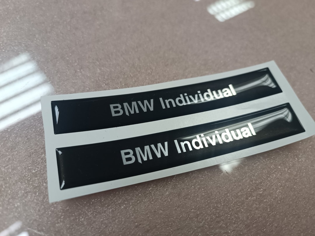 Individual Badge for BMW E36 E39 M5sticker M3 S50b30 S50B32 M52B30 ...