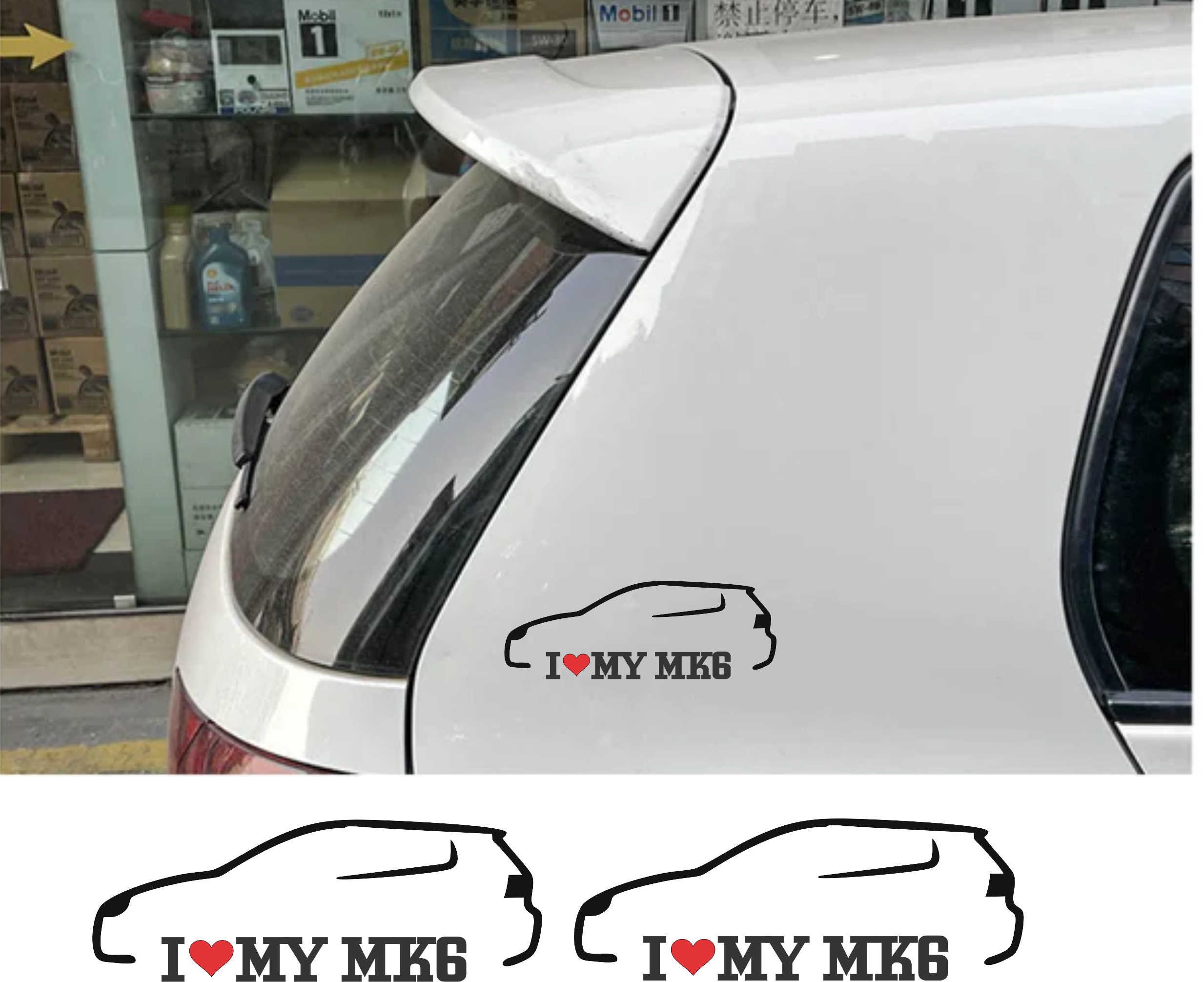 I Love My Mk6 Sticker VW Golf 6 Sticker VW Sticker MK6 R32 Sticker ...