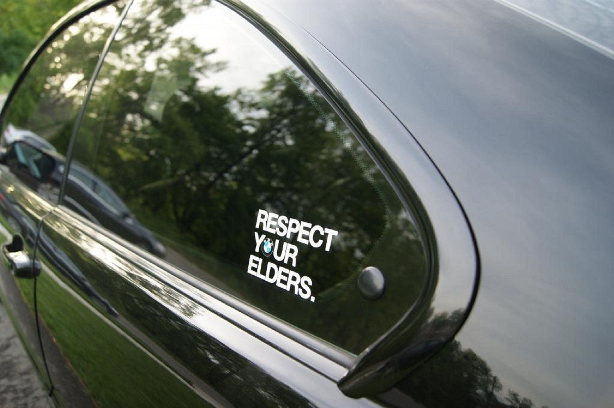 Respect Your Elders BMW Side Screen Decals Sticker for BWM M3 M4 M5 M6 ...